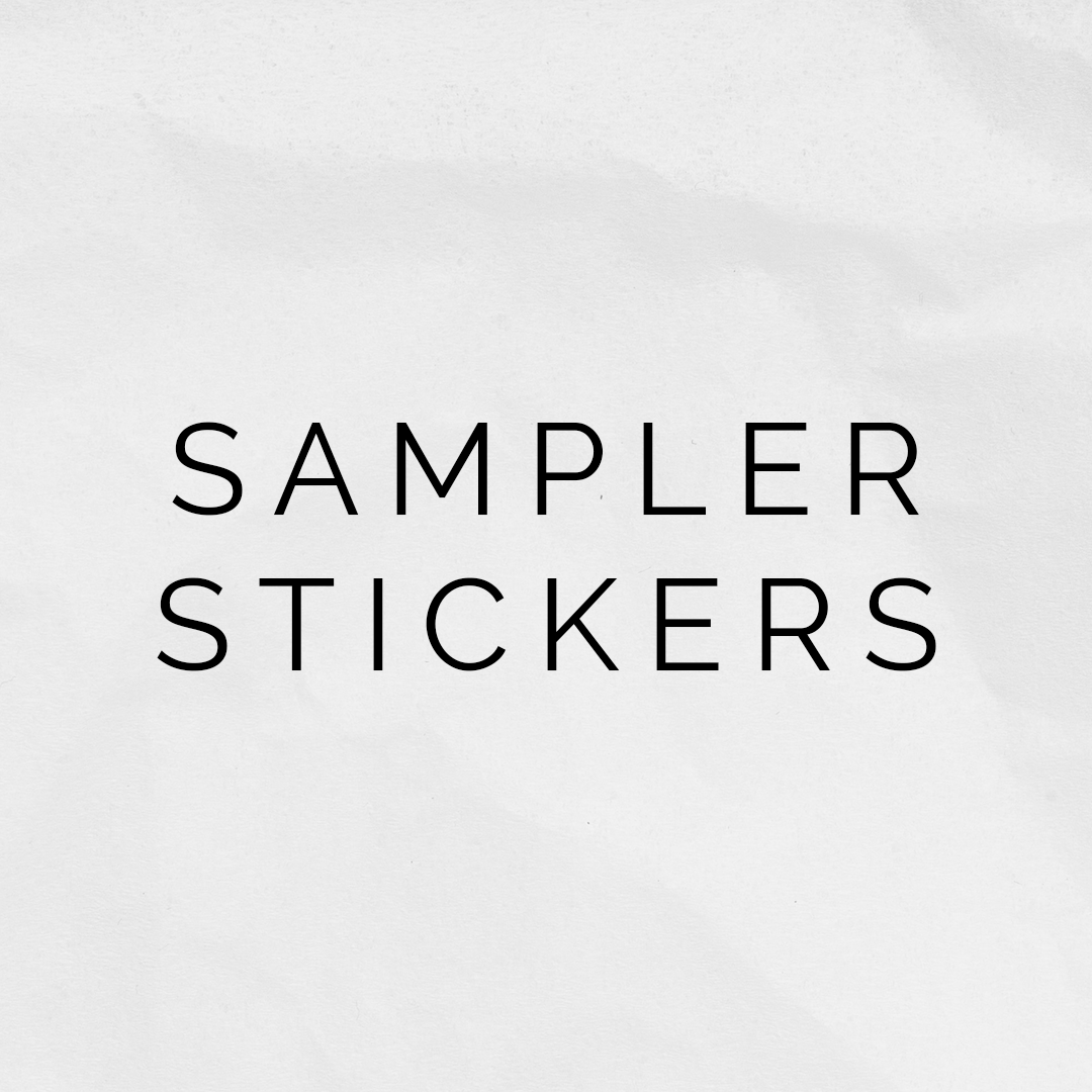 Sticker Samplers – Paper Dazed