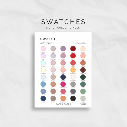 Sticker Samplers – Paper Dazed